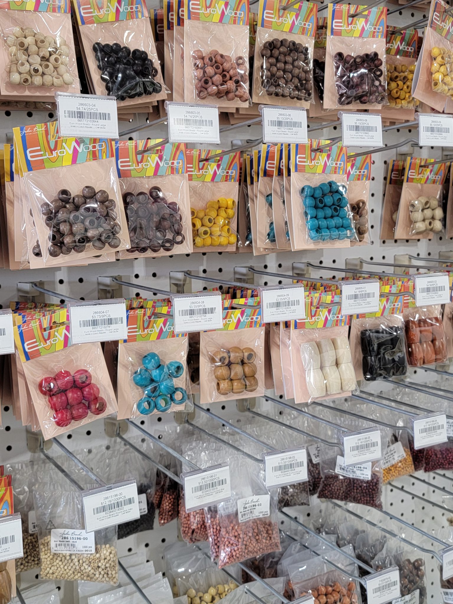 50% off Wood Beads for September!